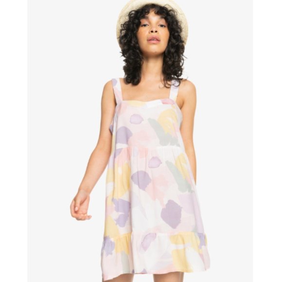 Quiksilver | Dresses | Nwt Quicksilver Full Swing Strappy Linen Blend ...